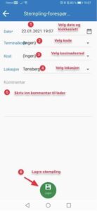 Astrow Web - Brukermanual ansattportal (App) - Timeregistrering